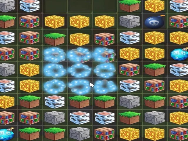 MINECRAFT BLOCK MATCH online hra | Hry POMU