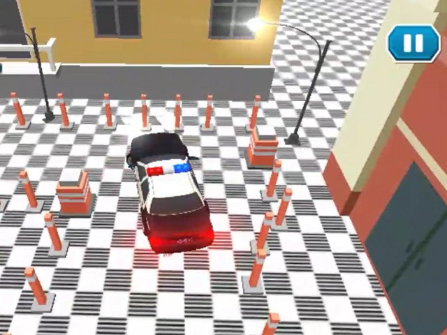 POLICE CAR PARKING online hra | Hry POMU