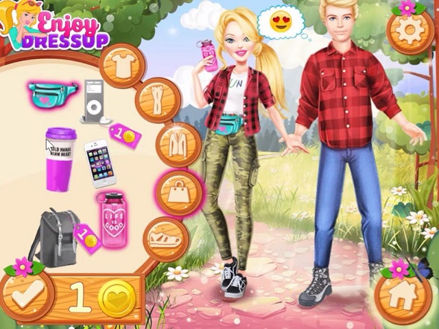 BARBIE HIKING DATE online hra | Hry POMU