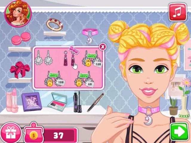 AUDREY'S BEAUTY MAKEUP VLOGGER STORY online hra | Hry POMU