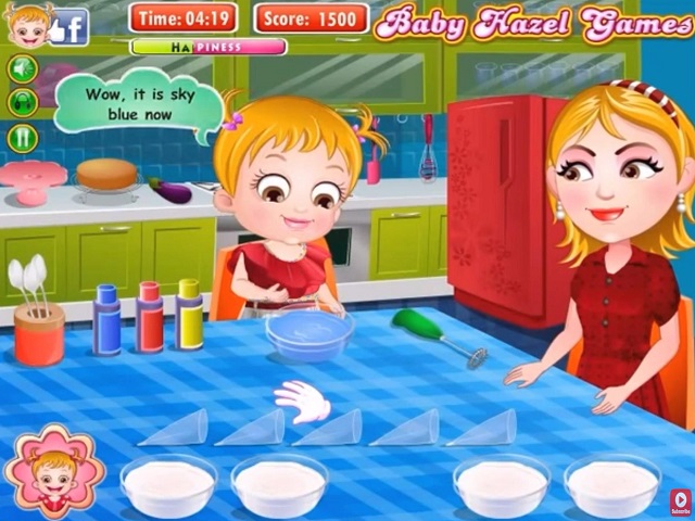 BABY HAZEL LEARNS COLORS online hra | Hry POMU