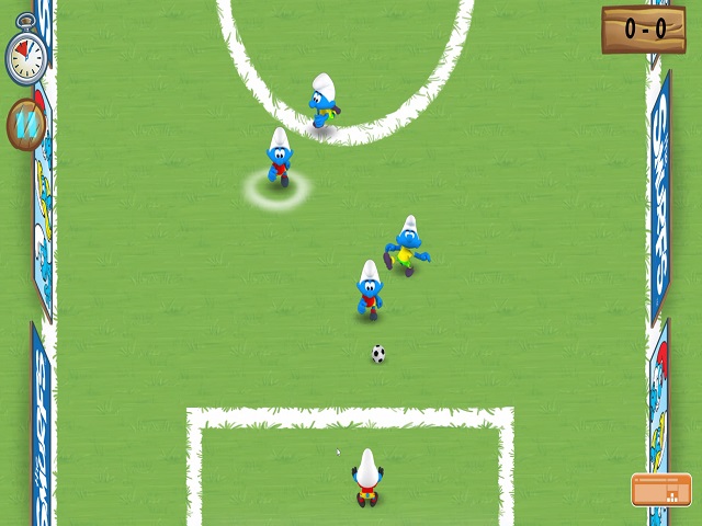 THE SMURFS FOOTBALL MATCH online hra | Hry POMU