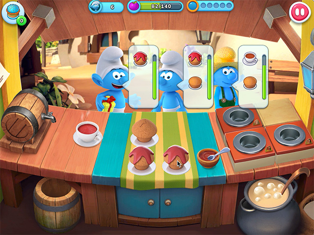 THE SMURFS COOKING online hra | Hry POMU
